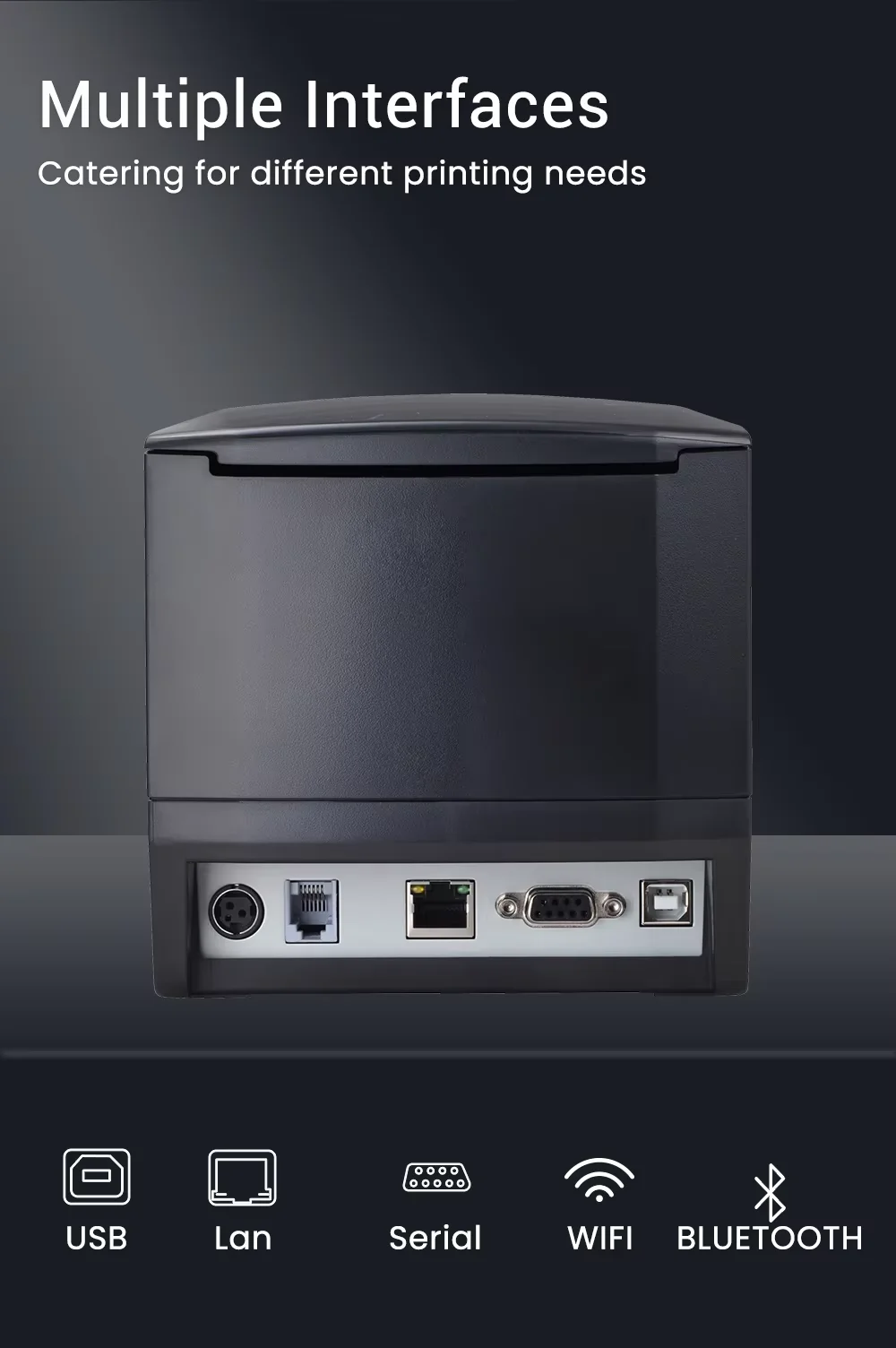 Xprinter XP-365B - Versatile Thermal Printer with Wifi & Bluetooth