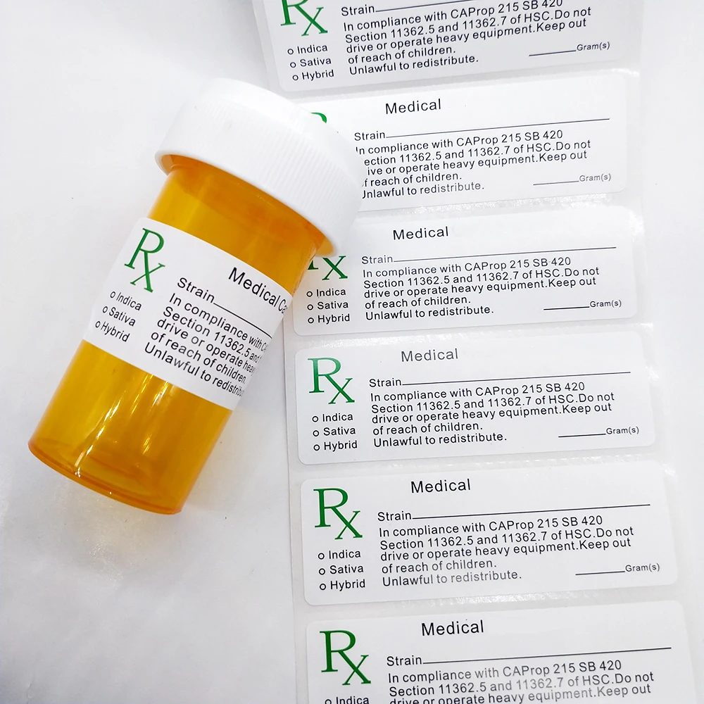 Custom Drug Label Pharmacy - Professional Medical Stickers
