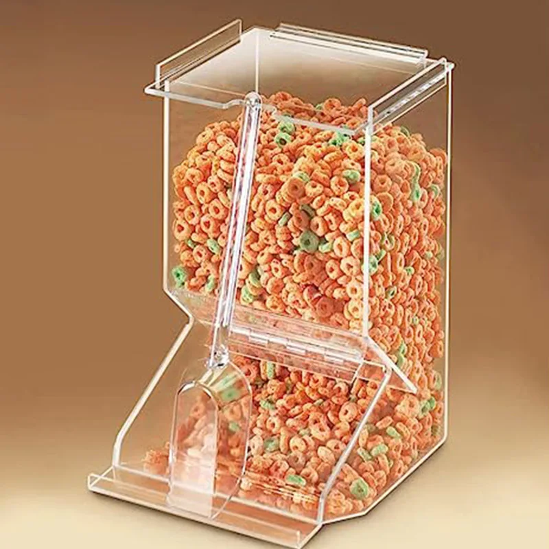 Acrylic Stackable Bulk Cereal Dispenser - Eco-friendly