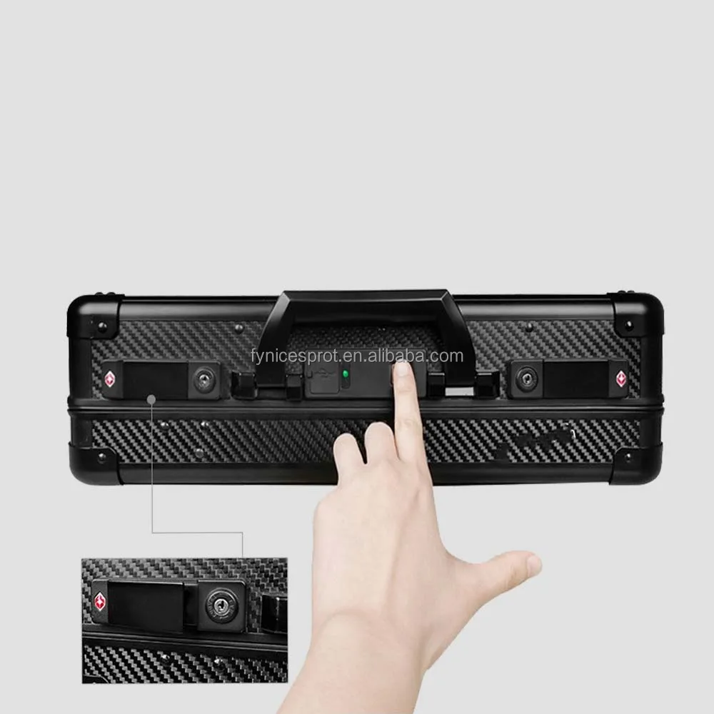 Customized Wholesale Fingerprint Lock Combination Lock Carbon Fiber ...