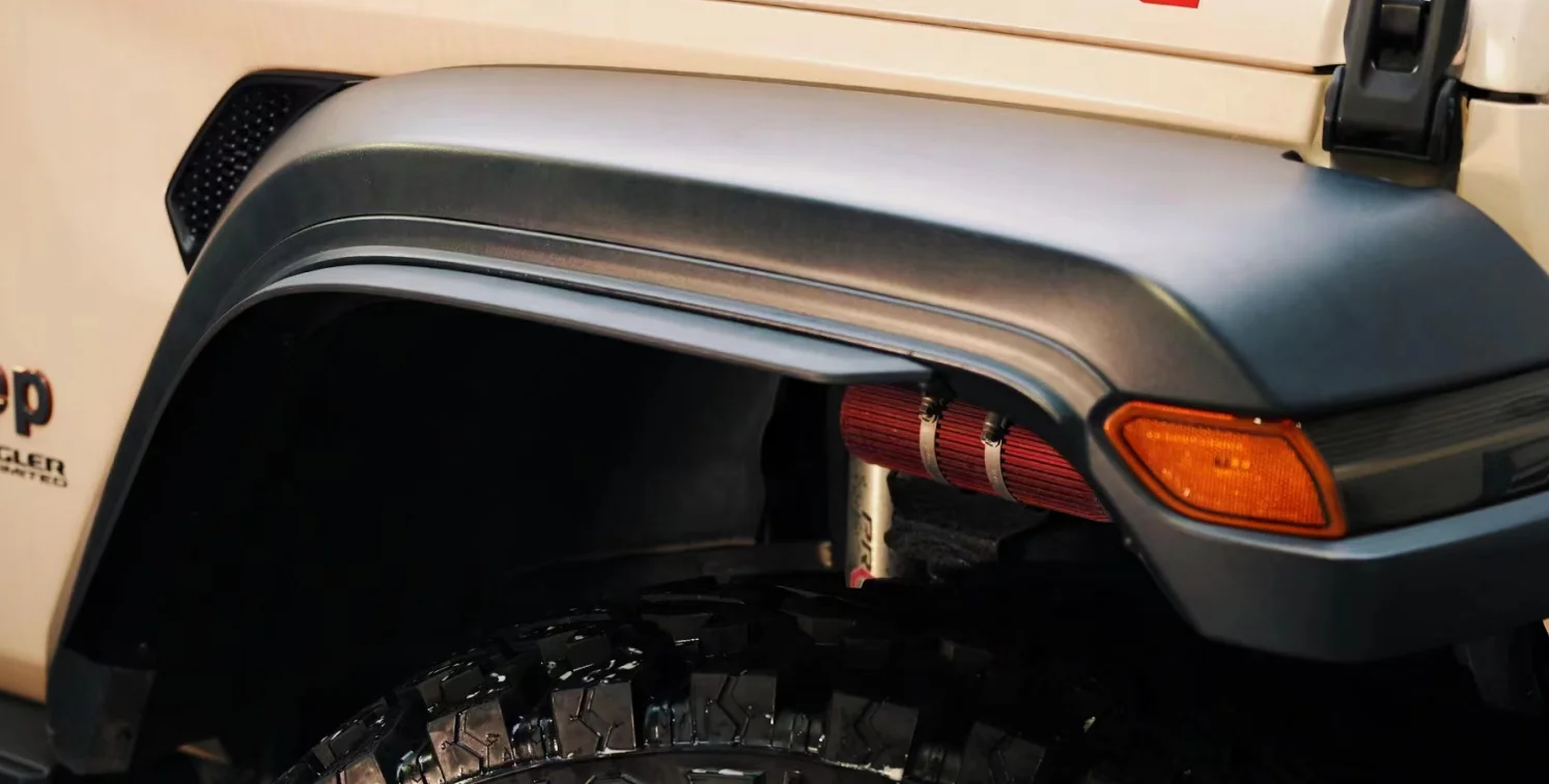 Offroad Black Fender Guard Wheel Eyebrow 4X4 Accessory