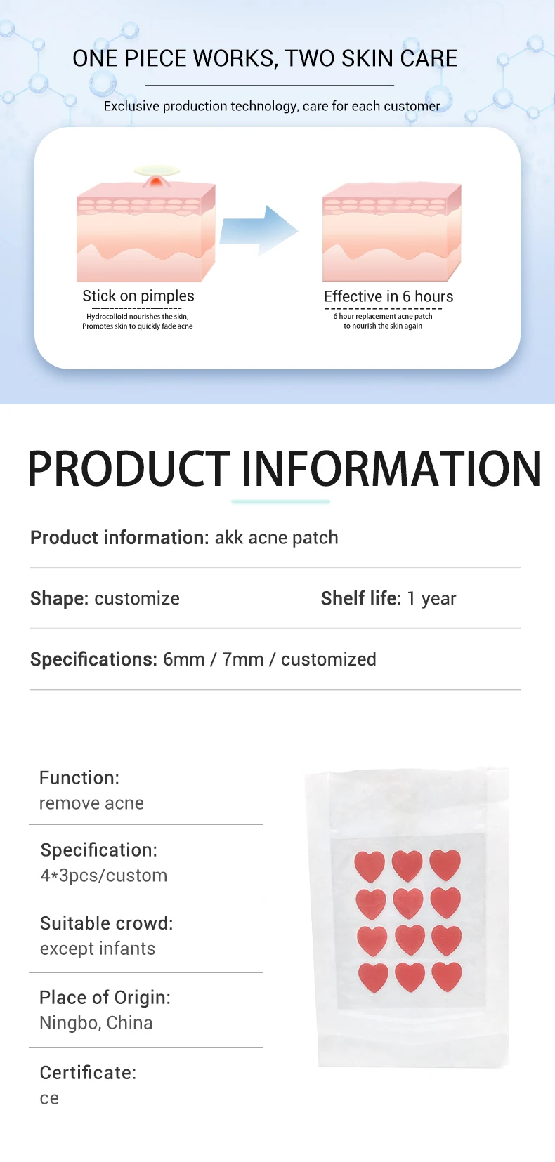 Stock Pimple Patch Custom Color Acne Patches Smiley Face Pimple Patches ...