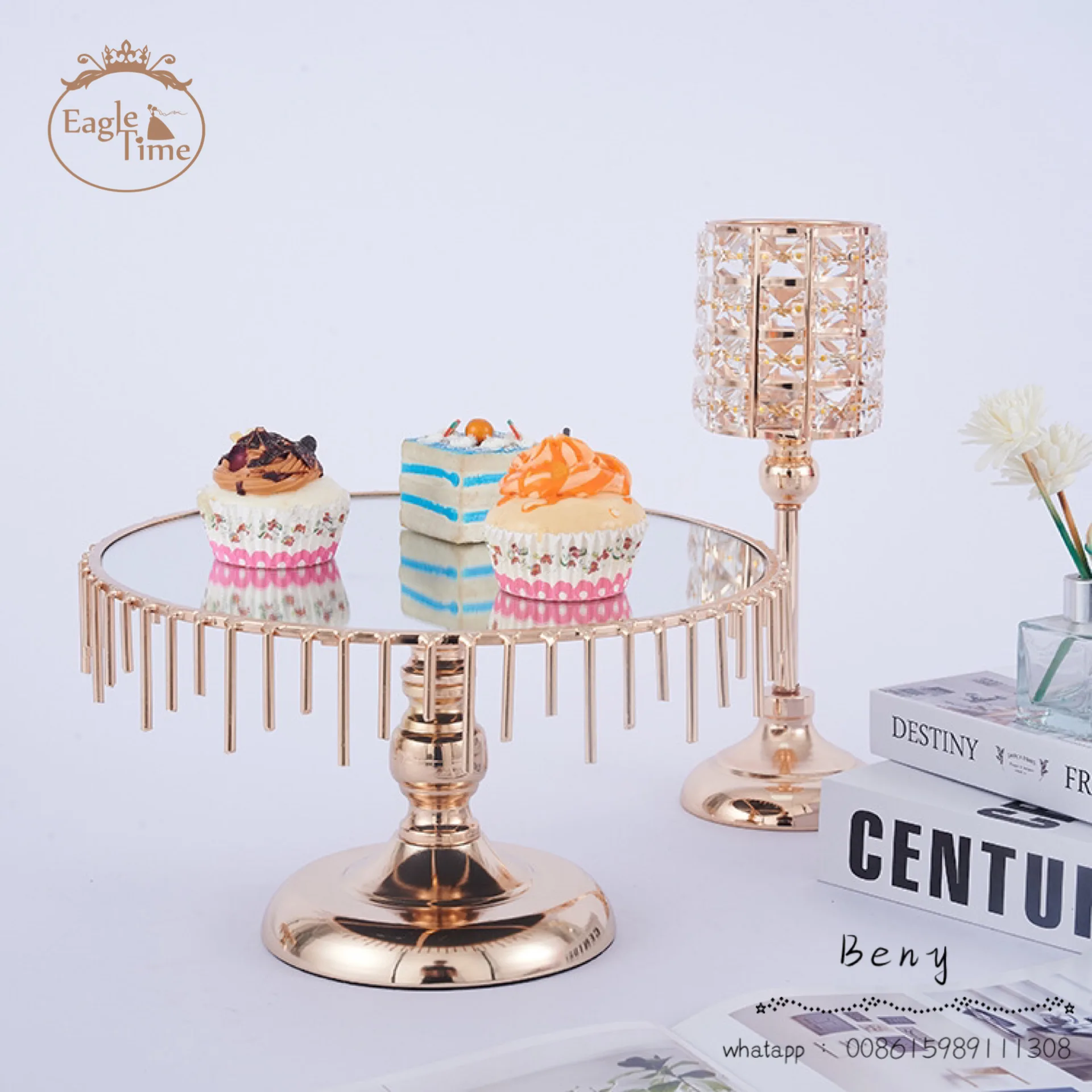 Golden Single Layer Birdcage Dessert Rack Metal Dessert Rack Wedding ...