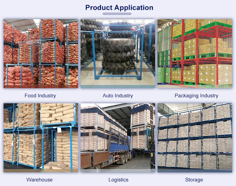 Heavy Duty Warehouse Metal Quakeproof Stackable Nestainer Storage Rack ...