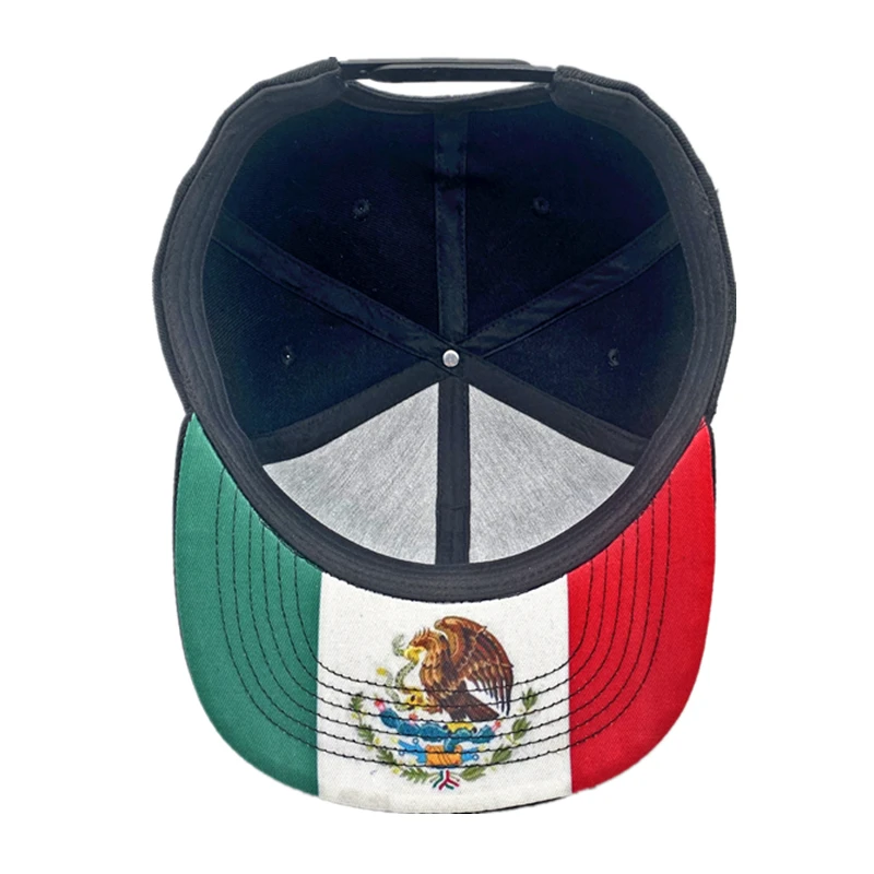 Wholesale Mexican Flag Snapback Cap - Customizable Hat