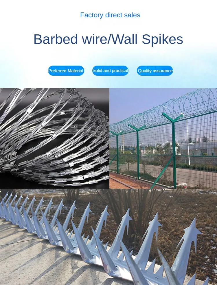 Galvanized Steel Wall Spikes Security Razor Spike Stainless Steel 316 ...