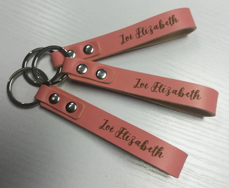 Mini Leather Family Friends Photo Album Keychain Laserable Leatherette ...