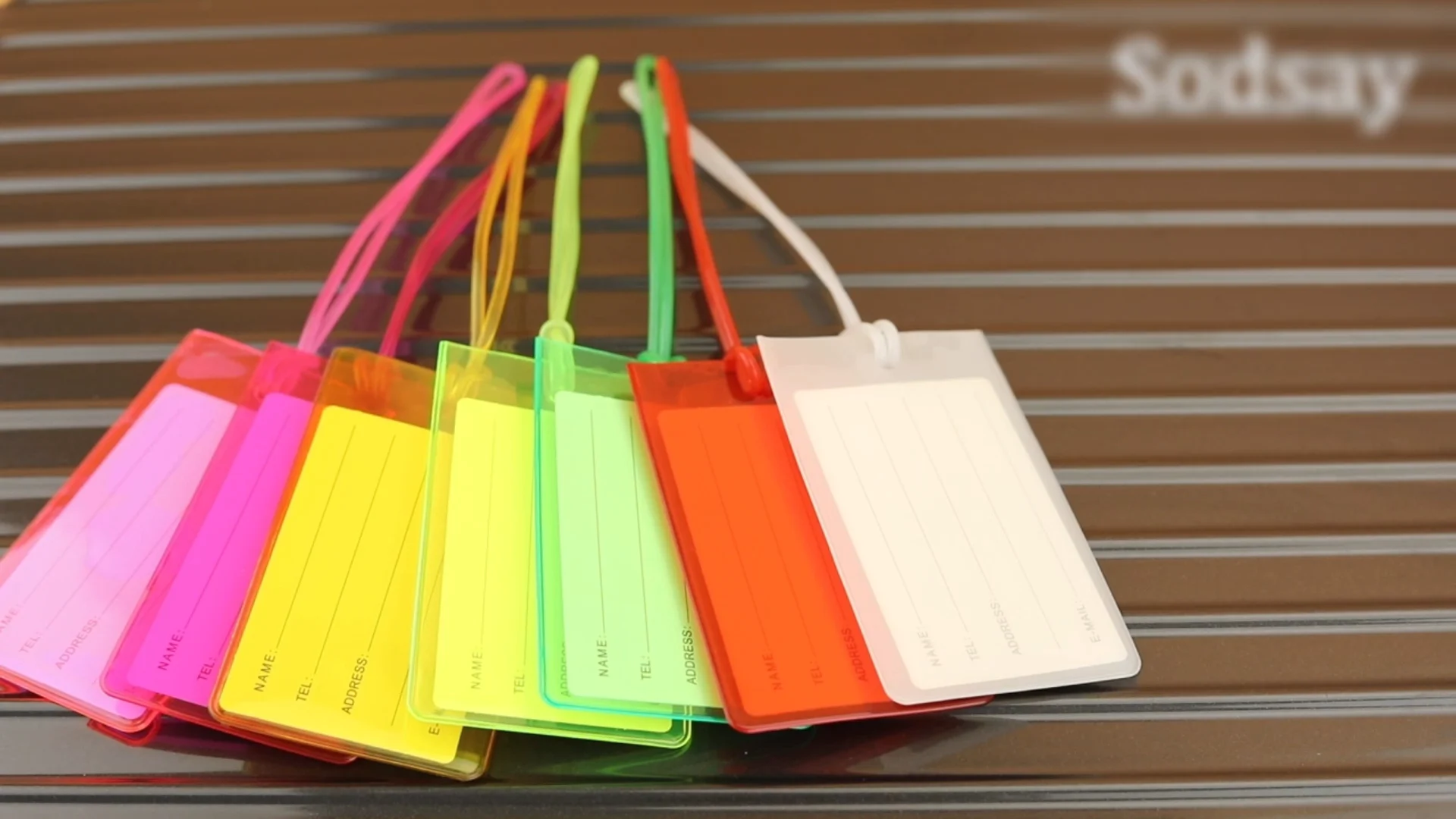 Wholesale Price Travelling Use Clear Blank Plastic Pvc Luggage Tags ...