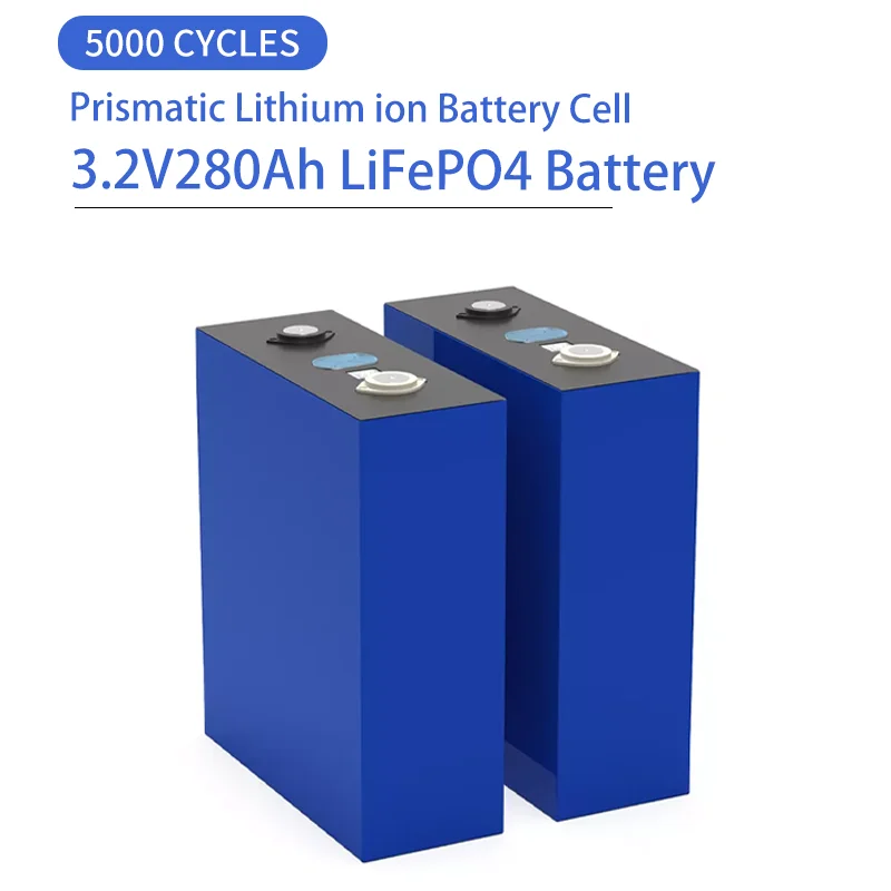 Lifepo4 Lithium Battery 4 Pieces Grade A Rechargeable Prismatic 3.2v ...