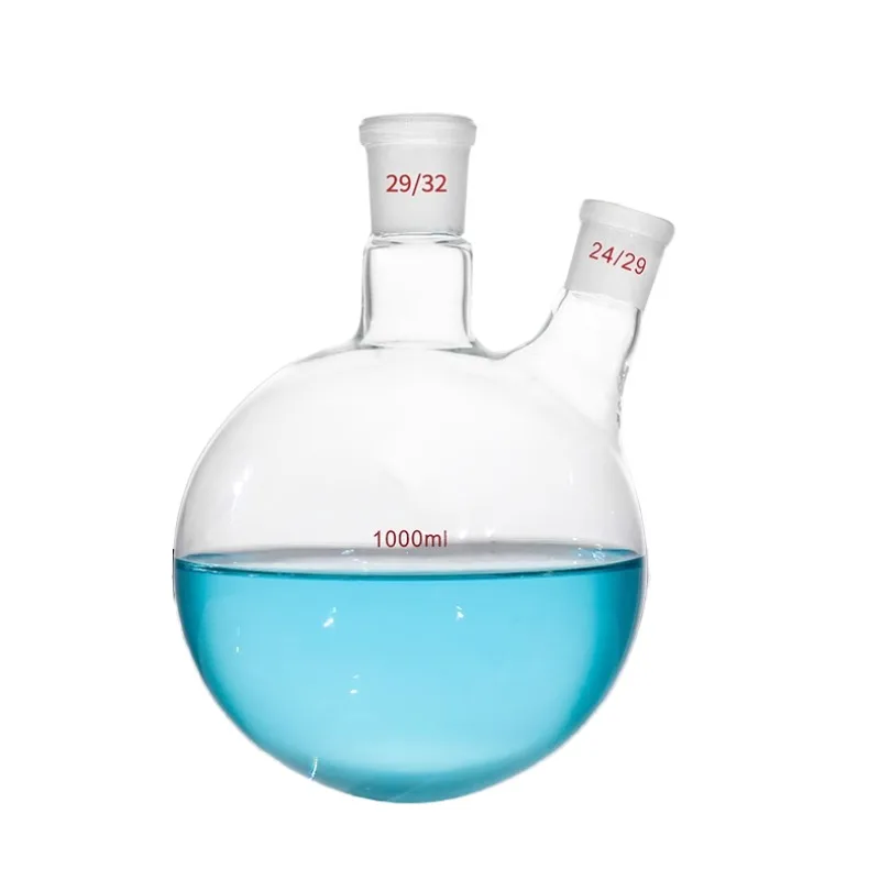 High Quality Laboratory Use Straight Angled Round Bottomed Boiling ...