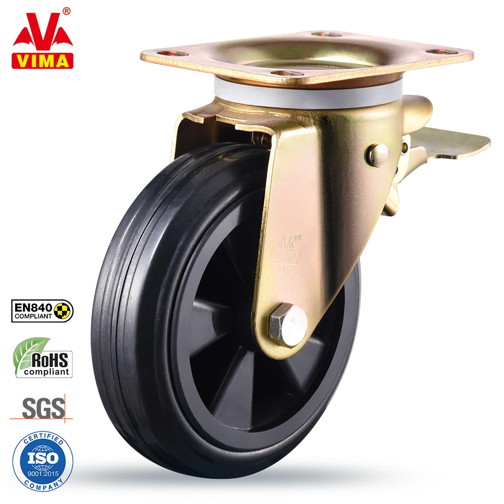 6 Inch Vima Waste Bin Caster Heavy Duty Swivel Oem Odm Factories ...