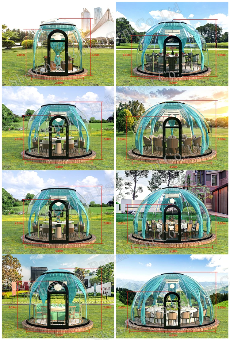 Outdoor Yurt - Clear Foam PC Polycarbonate Board Party Tent
