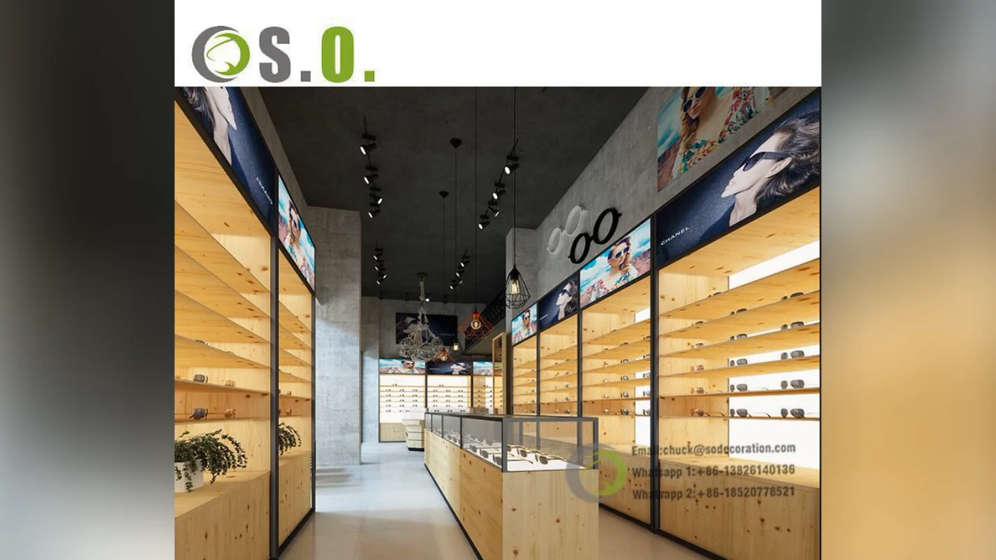 Customized Optical Shop Counter Design Glasses Showroom Furniture ...