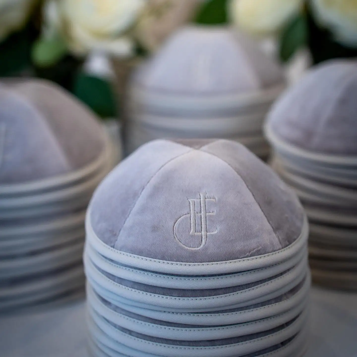 Custom Muslim Yarmulke Velvet Kippah Hat Jewish Kippot Cap