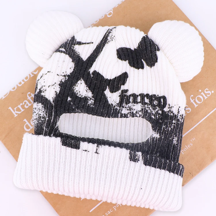 Animal Balaclava 3d Ears Balaclava Bear Ears 2 Color Ski Masks