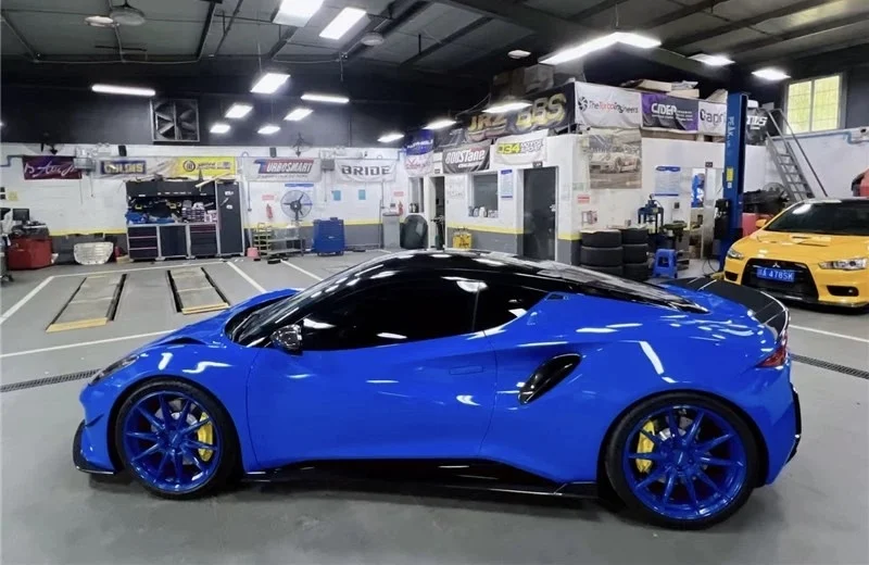 Carbon Fiber Body Kit For Lotus Emira Front Lip Diffuser Spoiler Hood ...