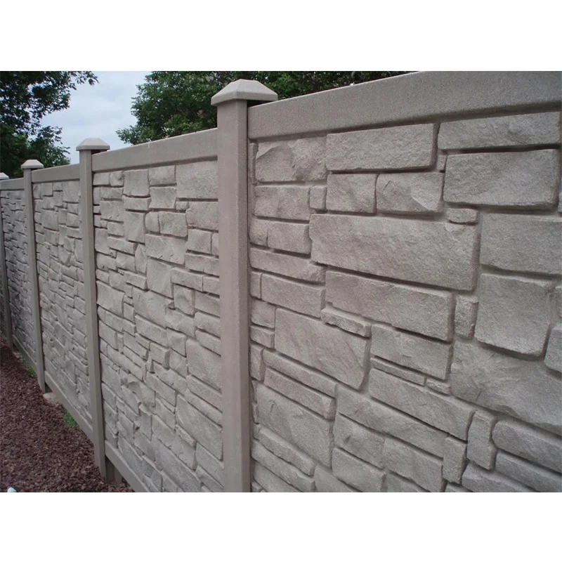 Precast Concrete Fence Panels Production Concrete Garden Fence Wall ...