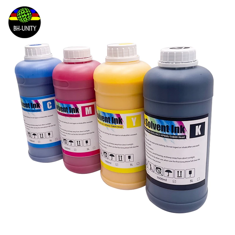 No clogging fresh ink BH New Trend Eco Solvent Ink for dx5 Printhead ...