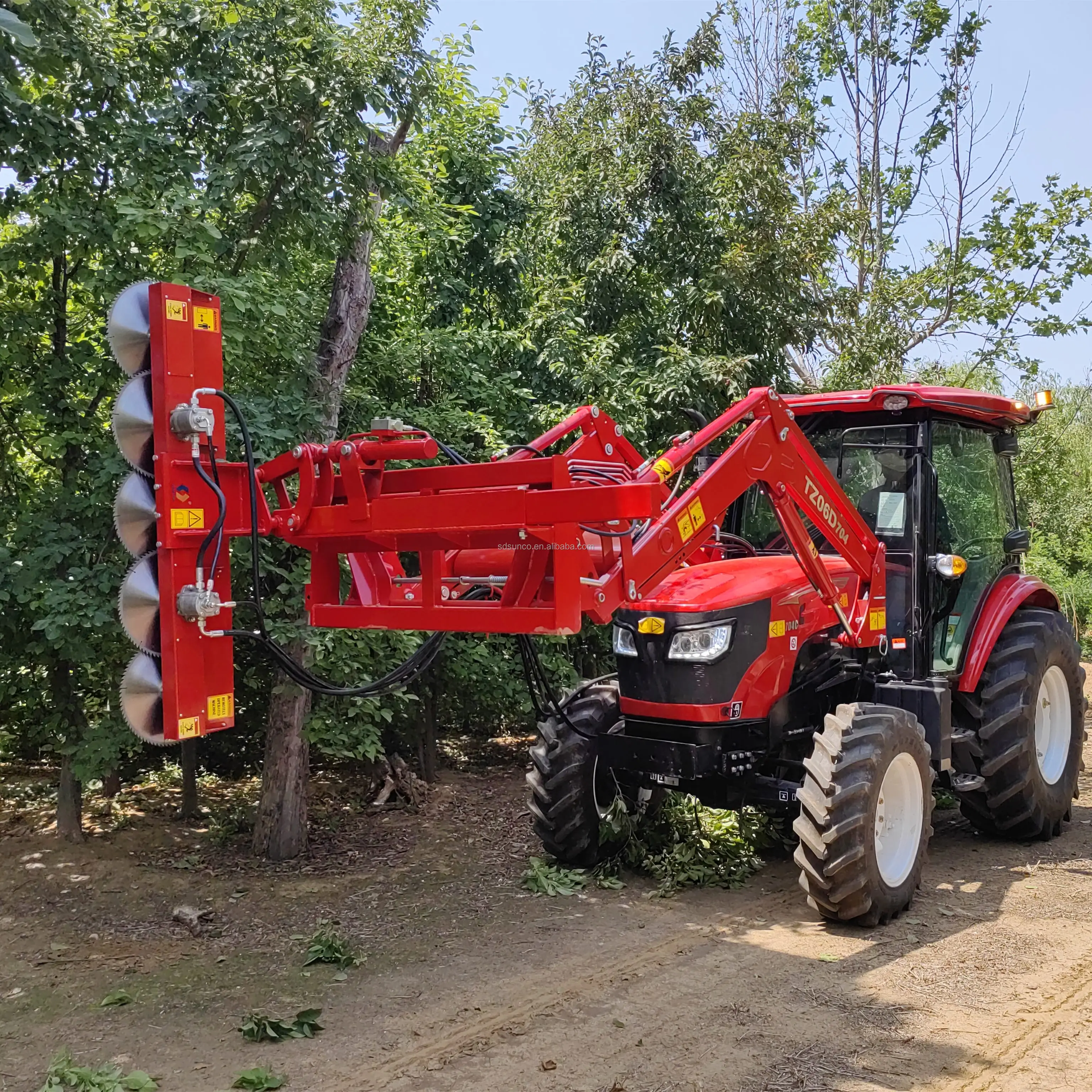 Diesel Tractor Front Loader Hydraulic Tree Trimmer for Sale, OEM