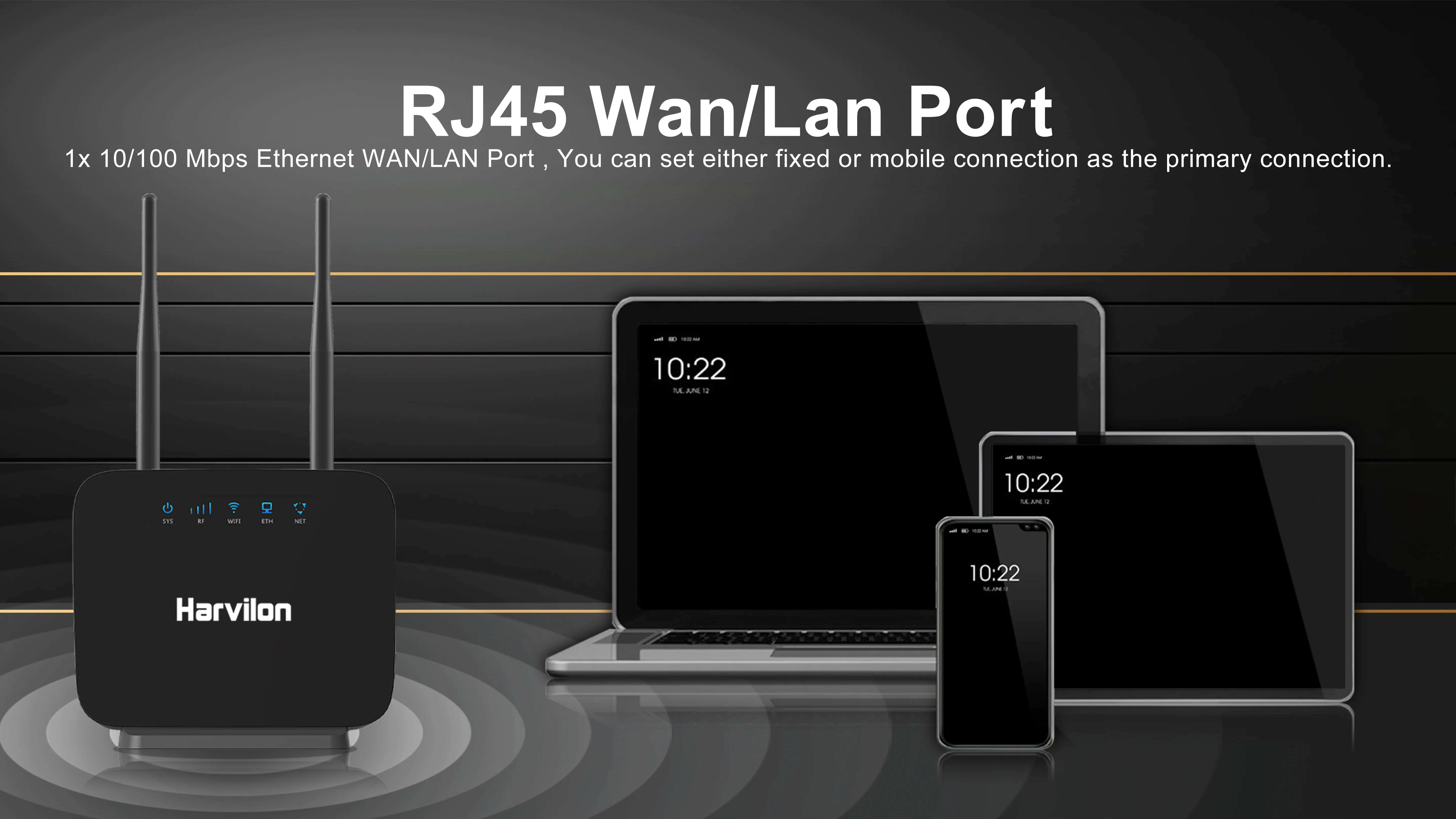 4G CPE Router with Built-in Battery - Harvilon B30 Model