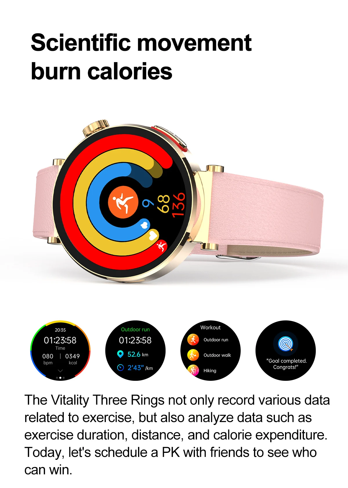 Flyrabbit New 2024 Women Smart Watch With Polish English Japanese ...