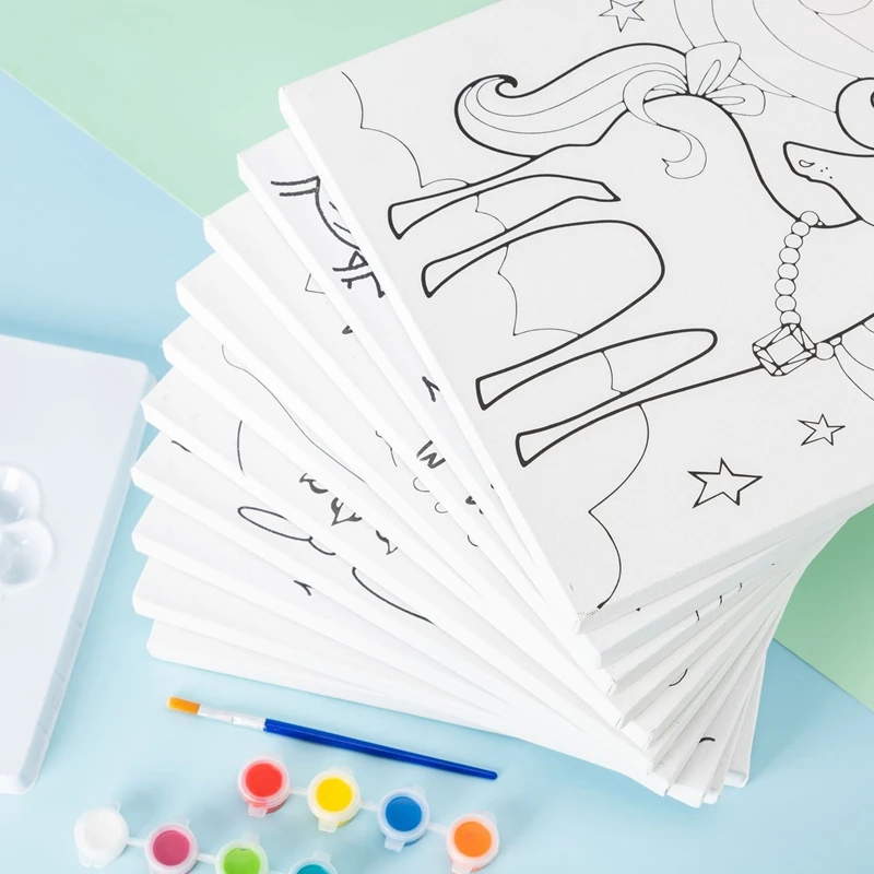 High Quality DIY Pre-printed Stretched Canvas with Painting Kits ...