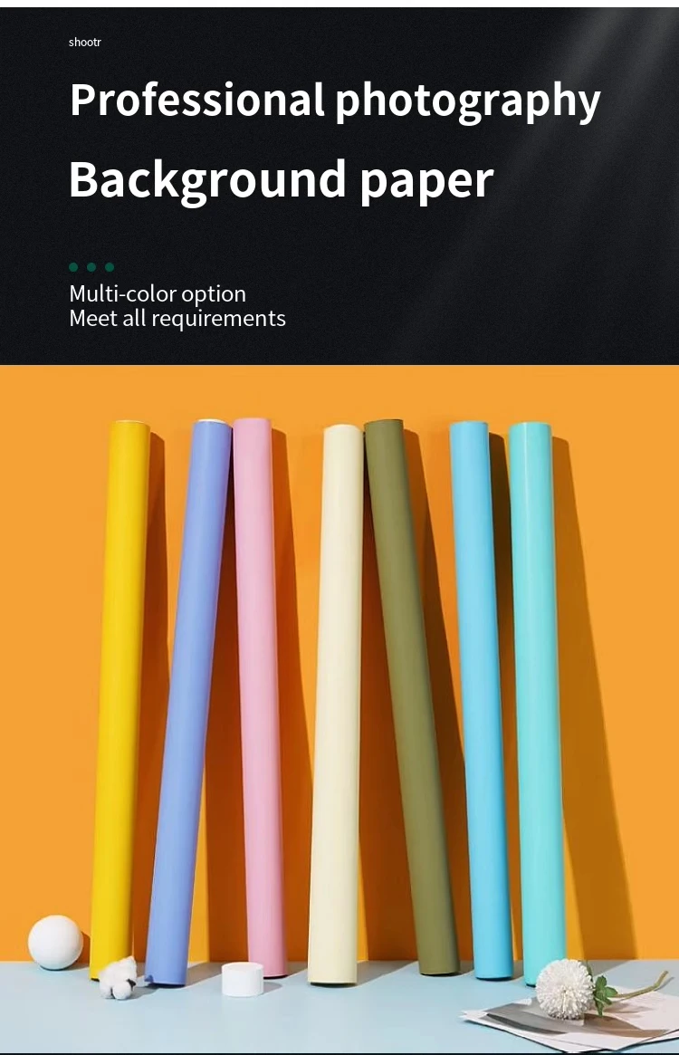 Hot Sale Paper Photo Studio Background 2.72X10M Reel Type