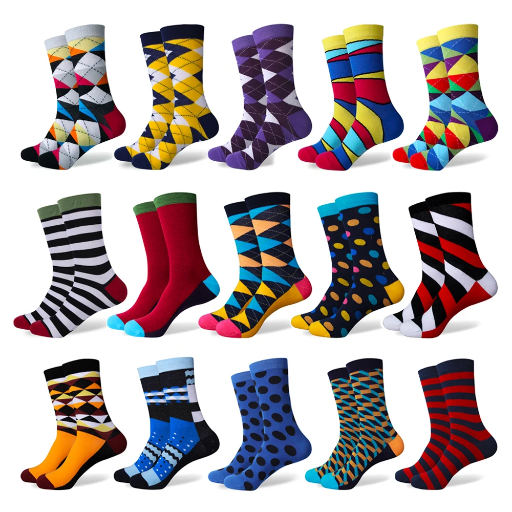 High Quality Happy Funny Socks Fashion Design Men Crazy Socks Funny ...