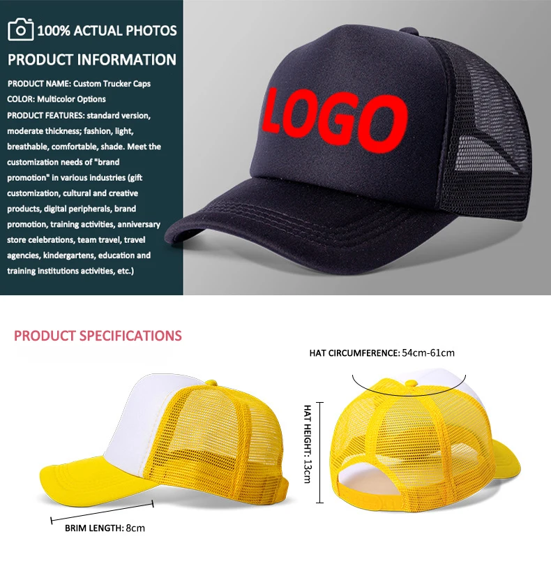 Shop Our Unisex Trucker Hats with Custom Designs & Patches