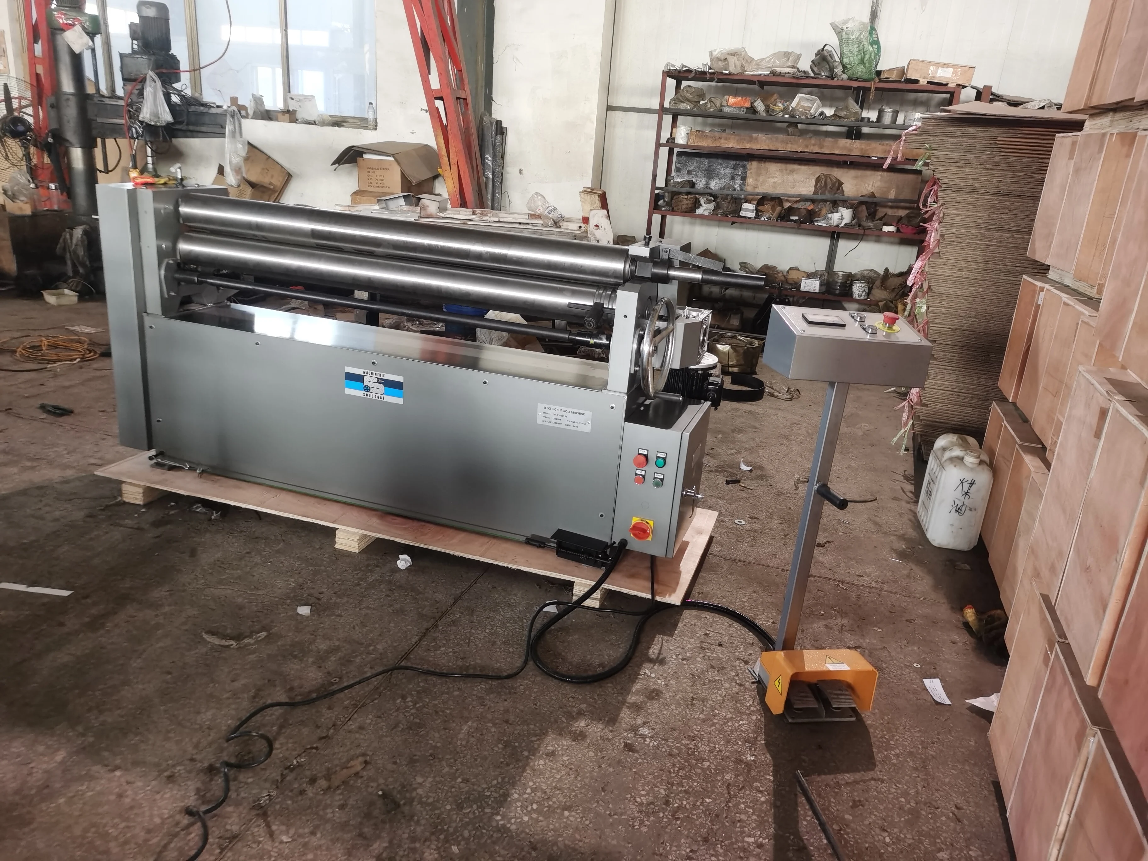 Electric Powered Metal Sheet Bender Folder Hand Manual Slip Rolling ...