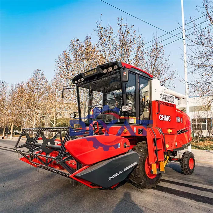 High Quality Grain Sorghum Combine Harvester Rice Harvesting Machine ...