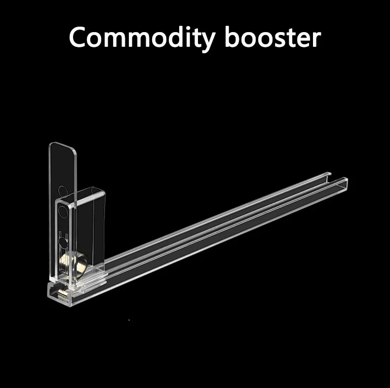 14mm Pvc Adjustable Wide Guide Rail Automatic Supermarket Pusher Combined Acrylic Thruster ...