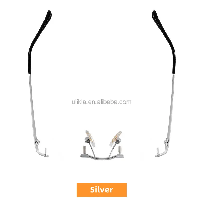Rimless Glasses Metal Frame Arms Legs Glasses Replacement Temple ...