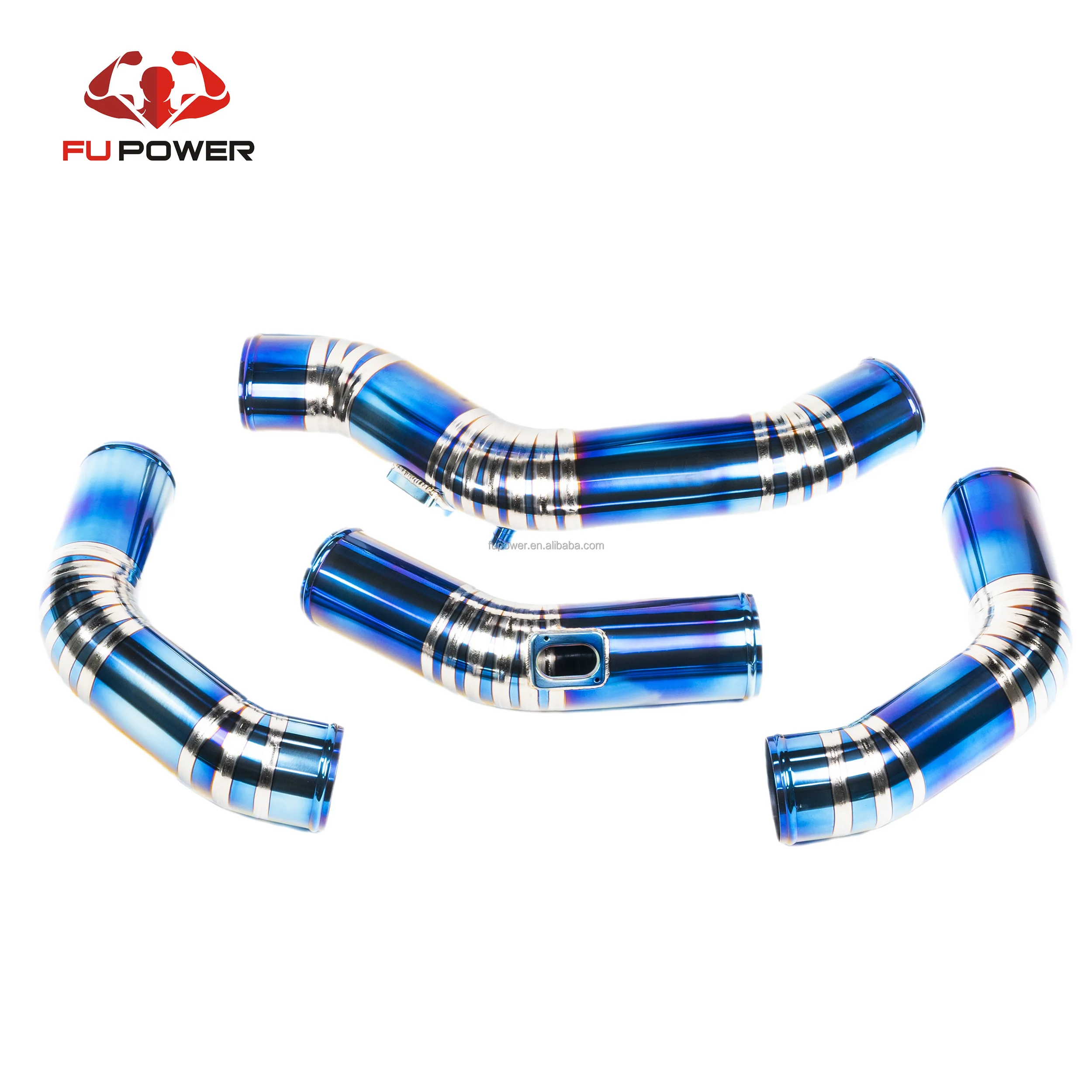 For Bmw F8x M3 / M4 F80 F82 Titanium Front Mount Intake Kit S55 2015 ...