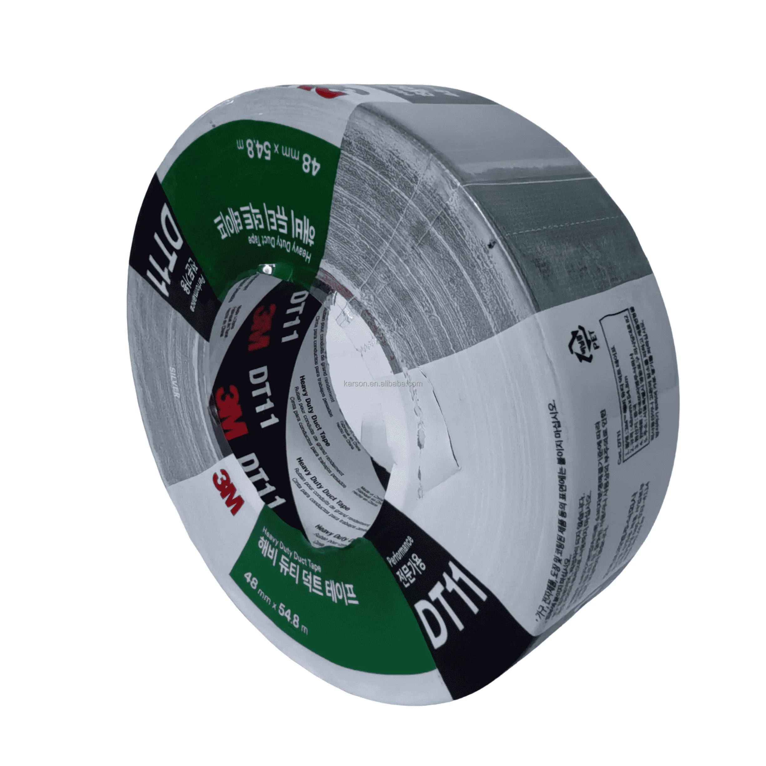 3M Heavy Duty Duct Tape DT11, Silver, 48 mm X 54.8 M, 11 Mil( 0.27 Mm ...