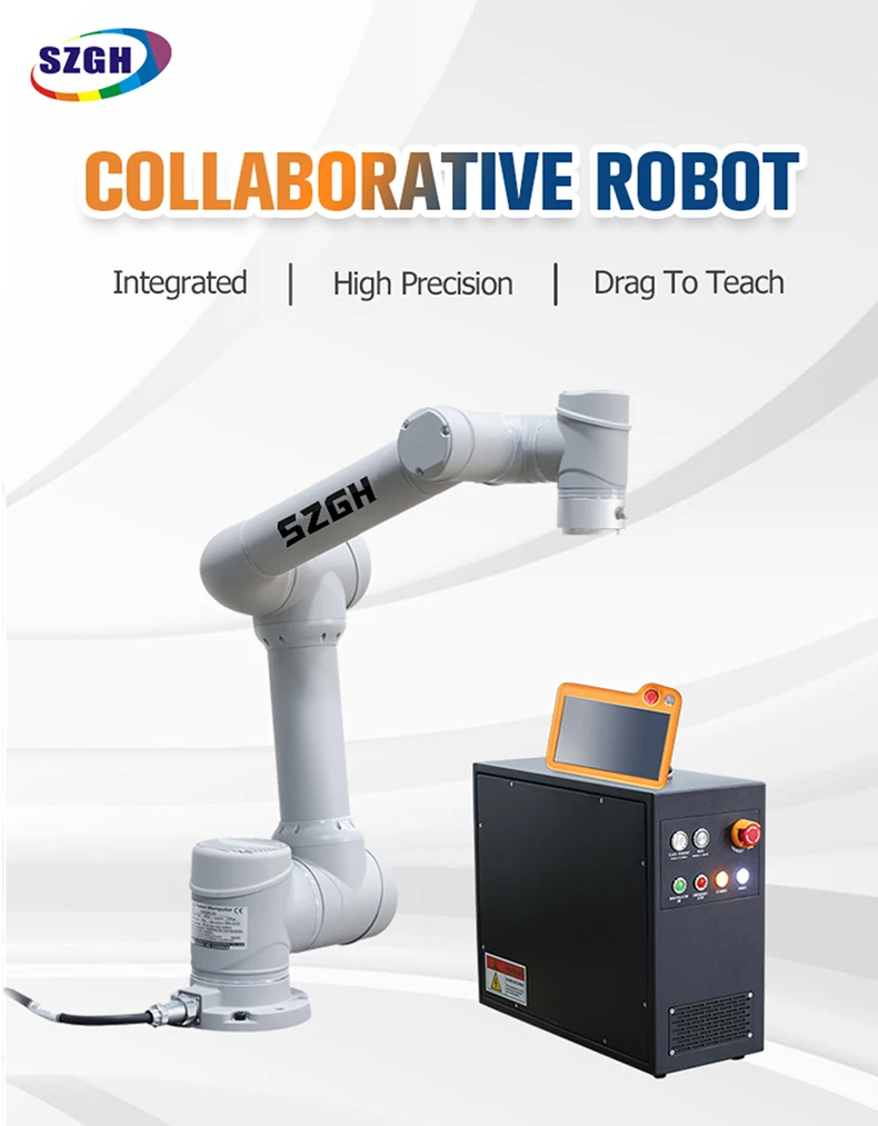 SZGH-BCK5 6 Axis Industrial Robot Arm 5kg Payload for Cobot Welding ODM