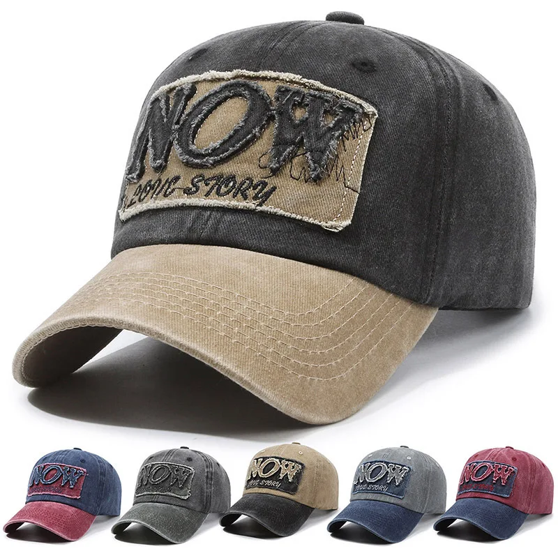 Spring Baseball Hat Men's Trendy Women's Embroidered Letter Broken Duck ...