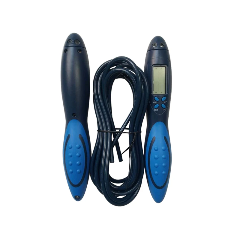 Adjustable Custom Weighted Fitness Exercise Count Jump Rope With ...