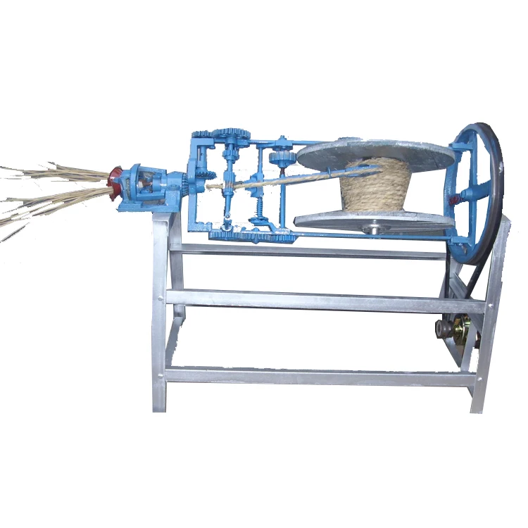 Electric Wheat Rice Straw Rope Knitting Machine - Easy to Operate