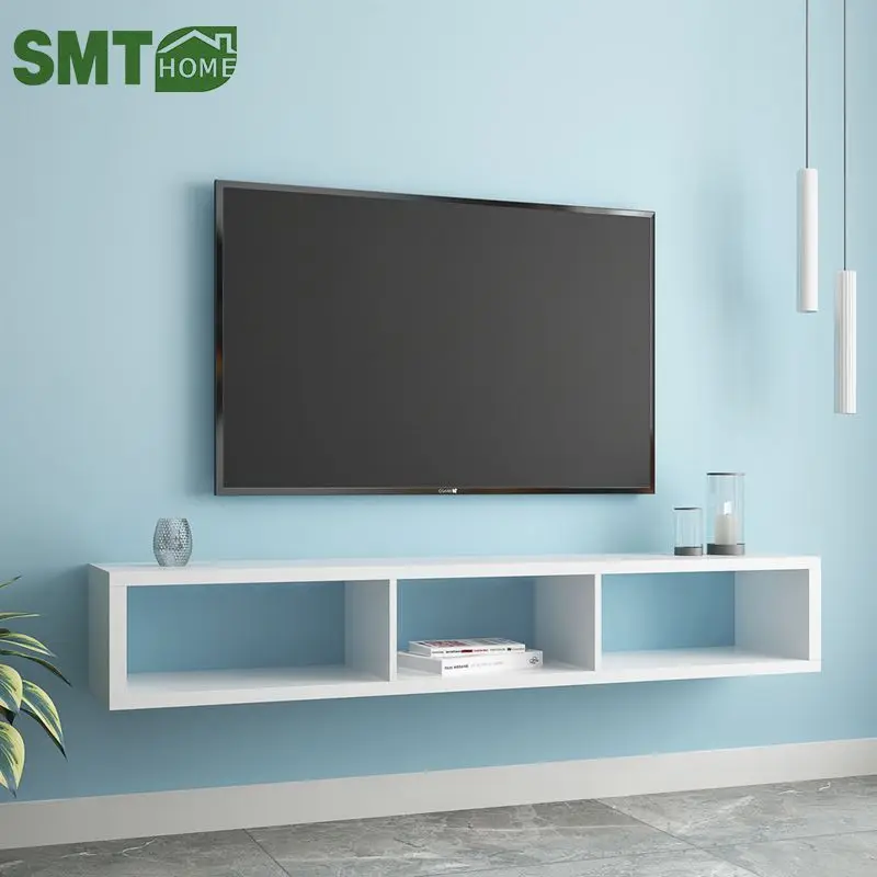 Modern Shallow Floating Tv Console,Shelf For Under Tv,Entertainment Tv ...