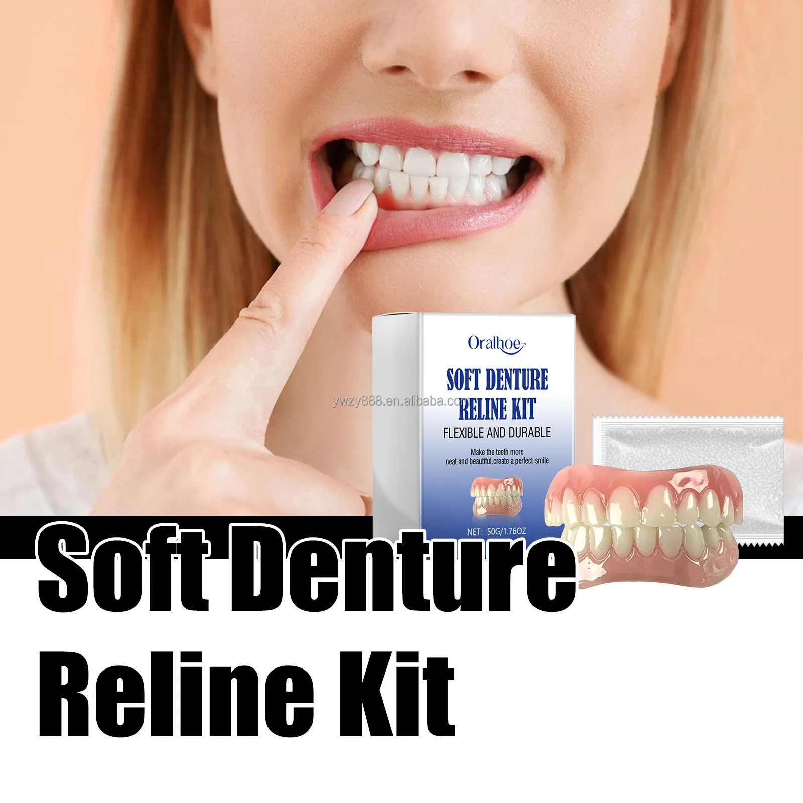 Oralhoe Modified Teeth Denture Set - Perfect for Home Use