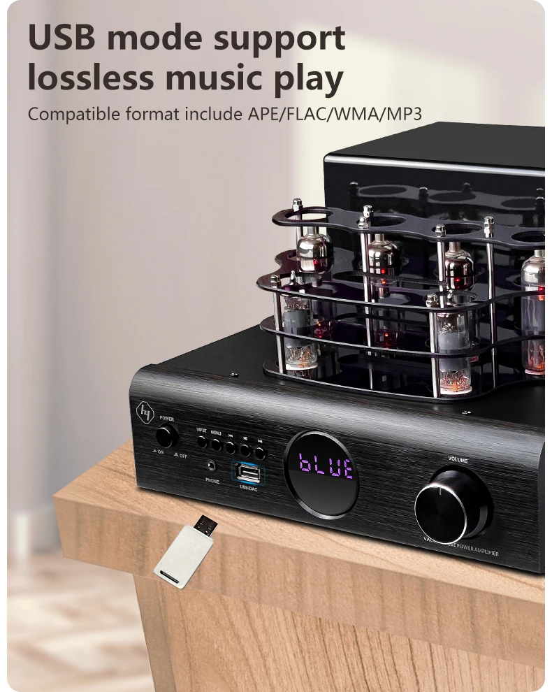 Hyper Sound AV-2080R - Powerful Stereo HIFI Amplifier