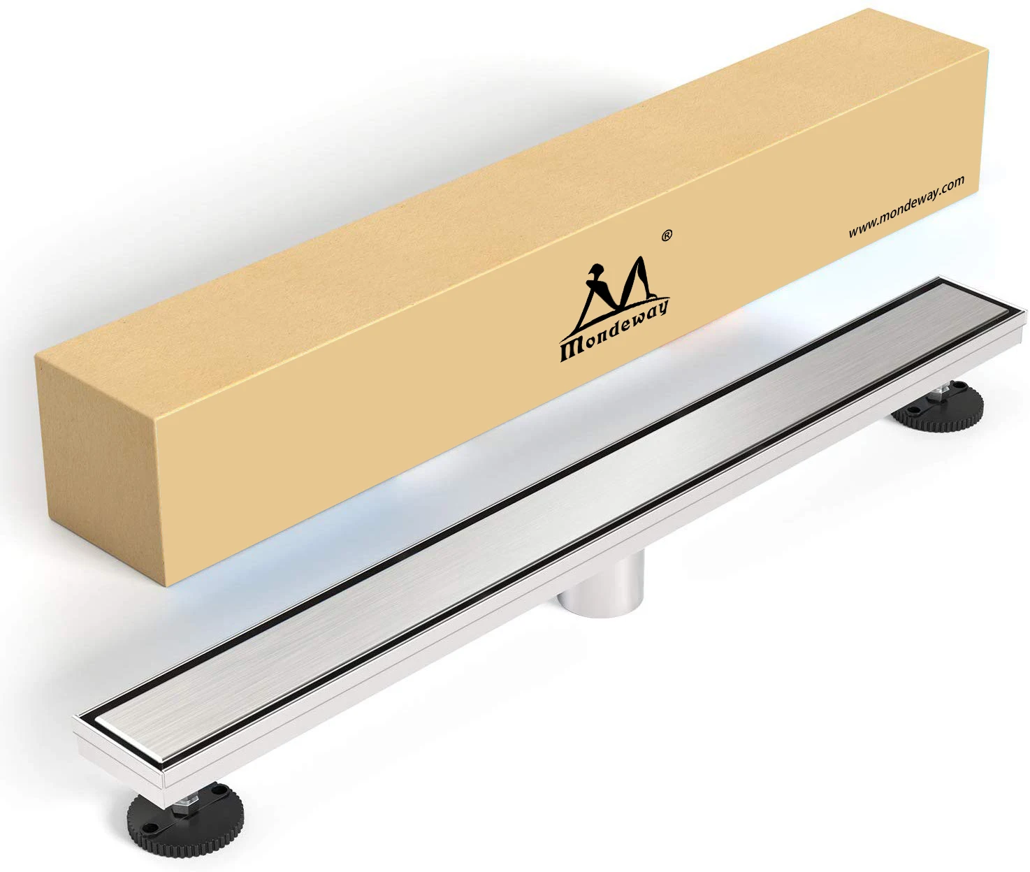 Stainless Steel Invisible Shower Drain Shower Channel Linear Bathroom ...