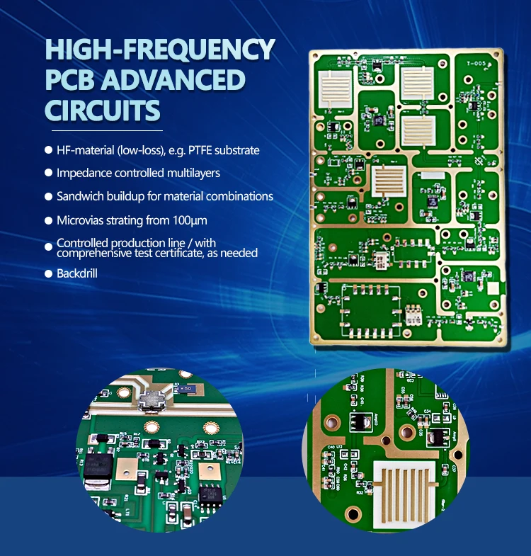 Pcb High Frequency Pcb Board Pcb Assembly Manufacturer For Audio Power Amplifier Module - Buy ...
