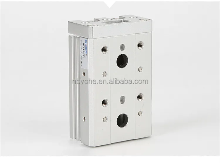 Pneumatic HLS Linear Slide Table Cylinder with Guide Rail