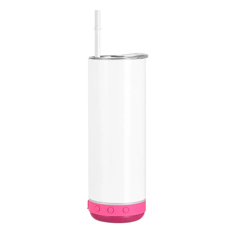 20oz Bluetooth Straight Sublimation Blank Speaker Stainless Steel ...