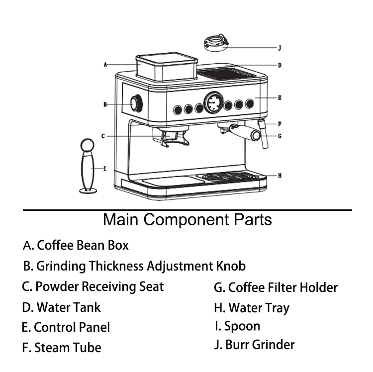 New Arrival Fully Automatic Coffee Maker Multifunctional Espresso ...