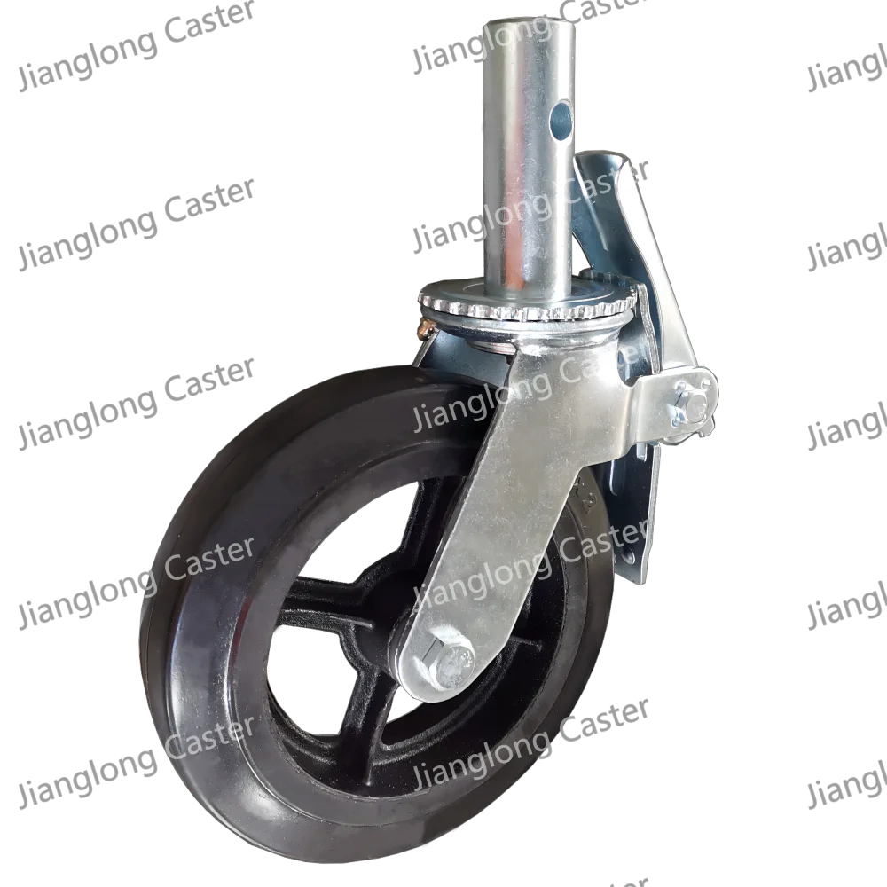8 Inch Scaffolding Wheels Scaffold Caster with Dual Locking Brakes ...