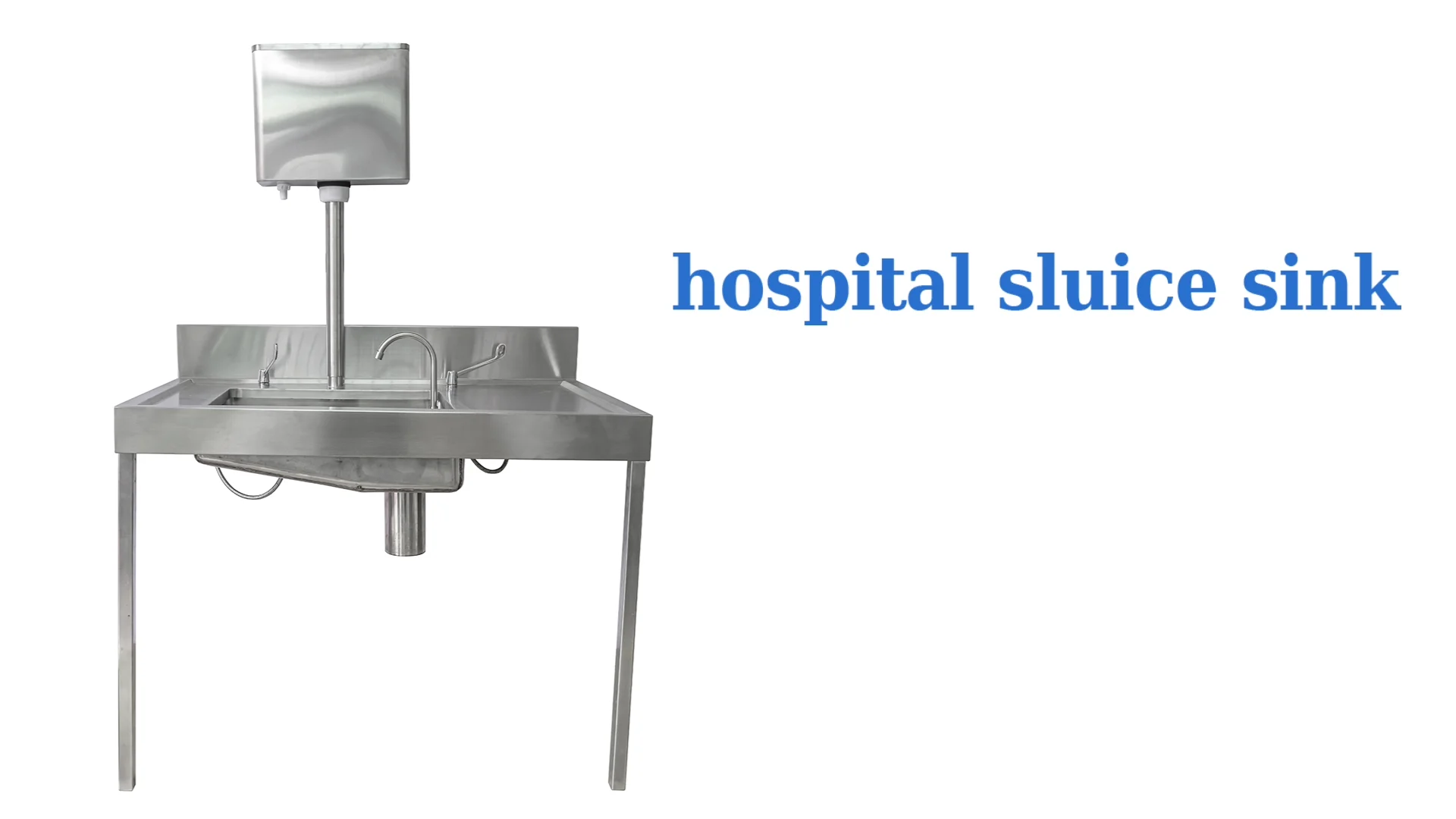 304 Stainless Steel Slanted Bowl Bedpan Sluice Sink Medical Sluice Sink ...