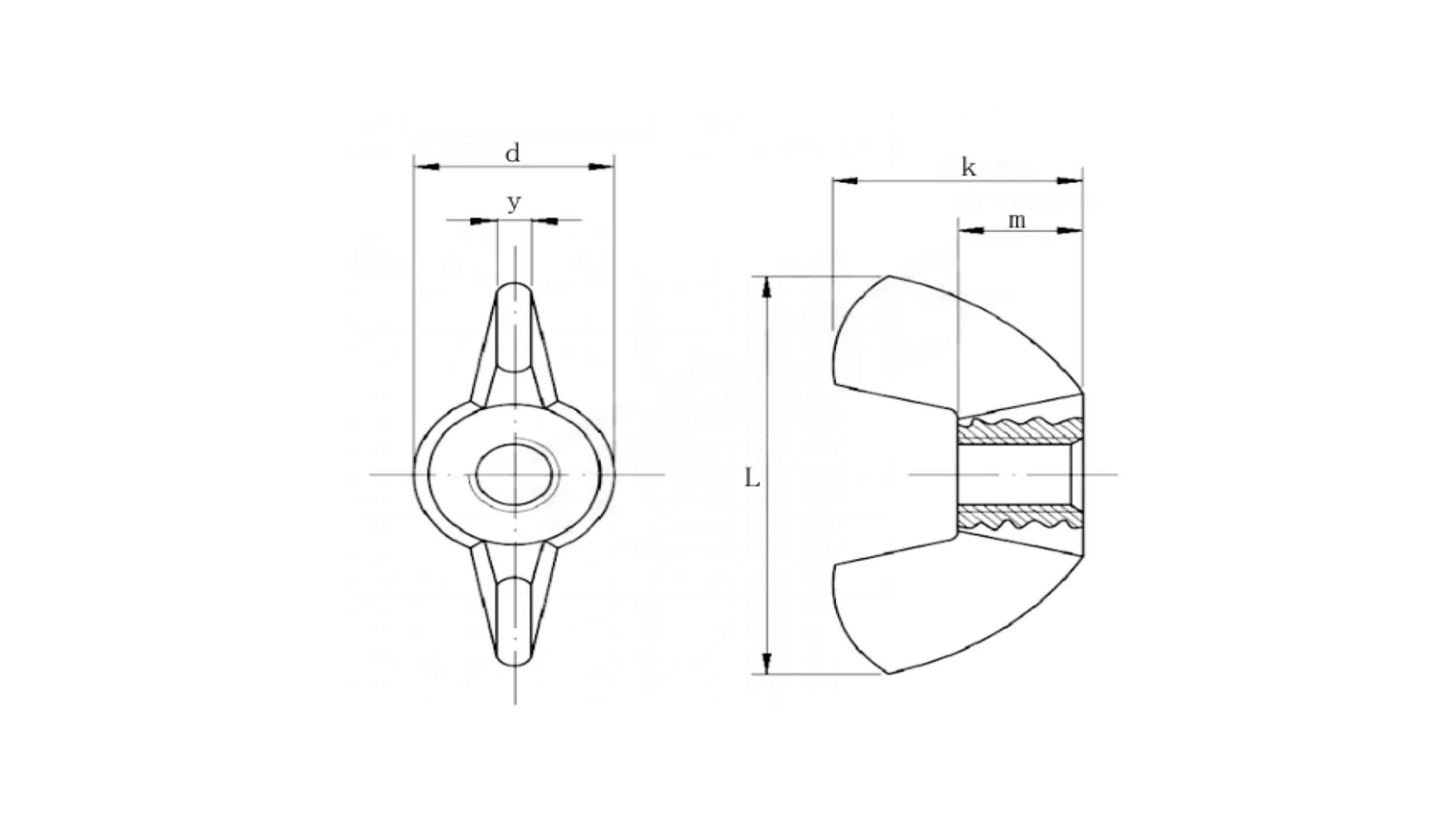 Factory Supplier Stainless Steel Flat Wing Nut - Buy Stainless Steel ...